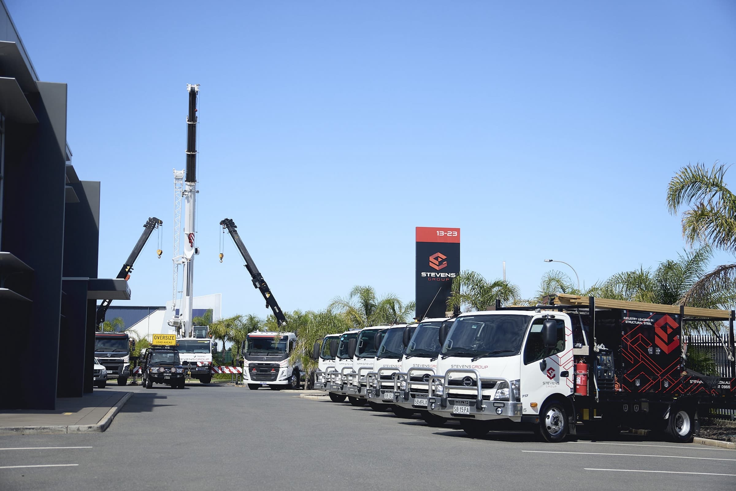 The Stevens Group's Fleet - Stevens-group.com.au